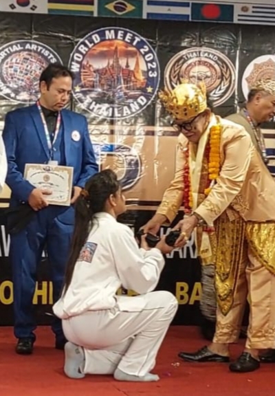 TMC Councillor Iqbal Ahmed Felicitates Erum Seraj, As she Receives ...